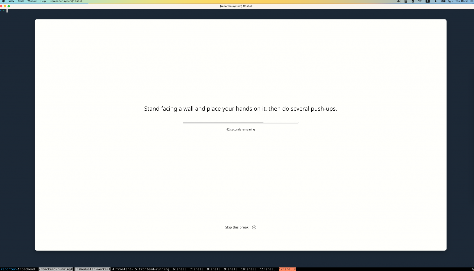 站立提醒软件推荐：stretchly | 卡瓦邦噶！